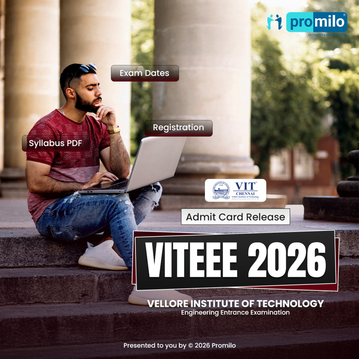VITEEE 2026: Registration (Extended), Exam Dates (Out), Process, Syllabus