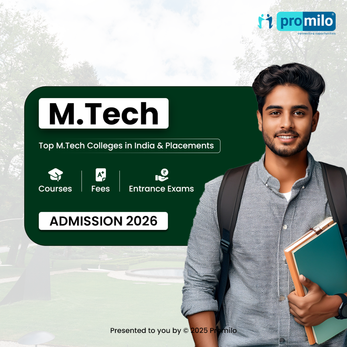 M.Tech Admission in India 2026: Colleges, Exams & Process | Promilo