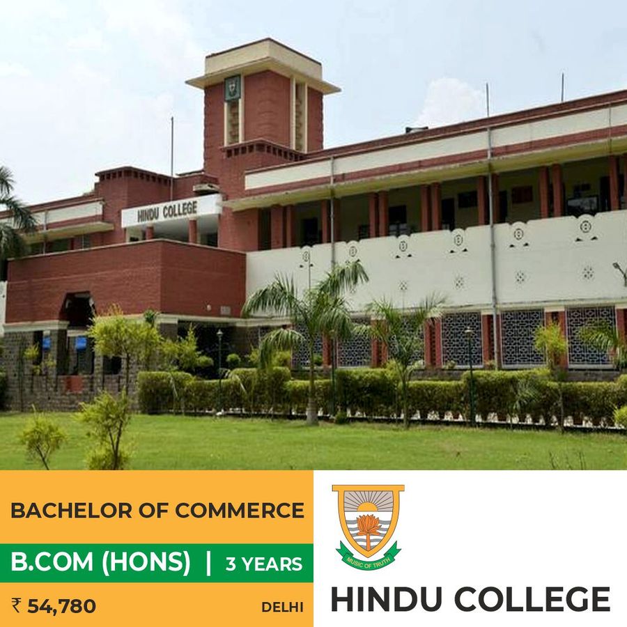 Hindu College Delhi Course Admissions