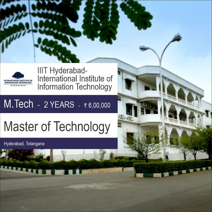 M.Tech in CSE at IIIT Hyderabad - International Institute of ...